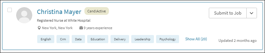 Using Simplified Candidate Search