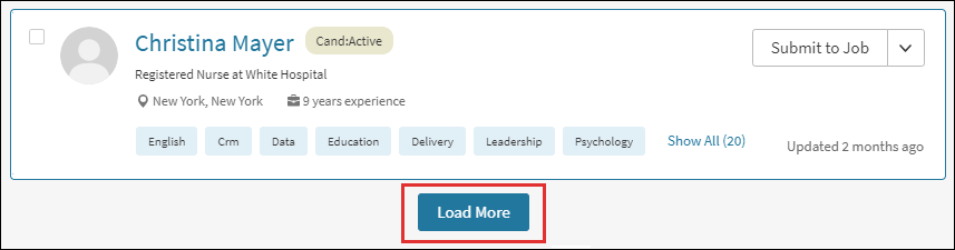 Using Simplified Candidate Search