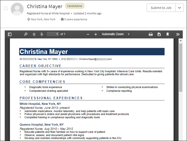 Using Simplified Candidate Search