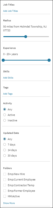 Using Simplified Candidate Search