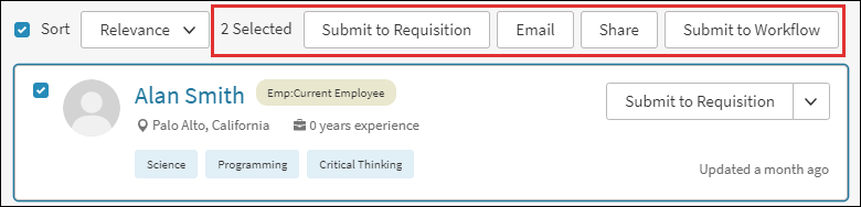 Using Simplified Candidate Search