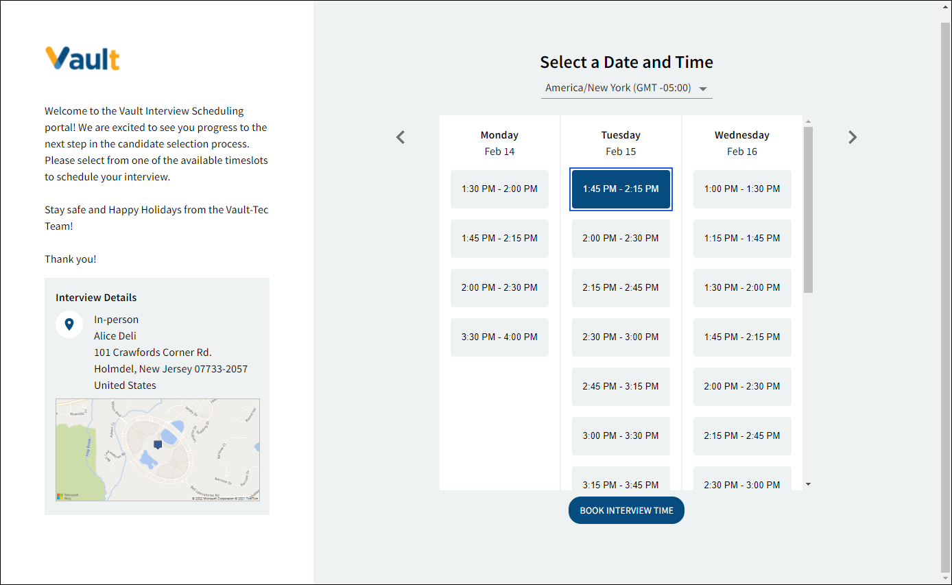 Scheduling Interviews with Interview Scheduling