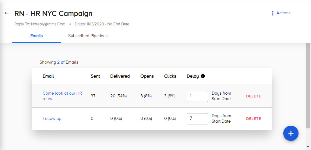 Creating and Sending Email Campaigns in iCIMS Candidate Experience ...